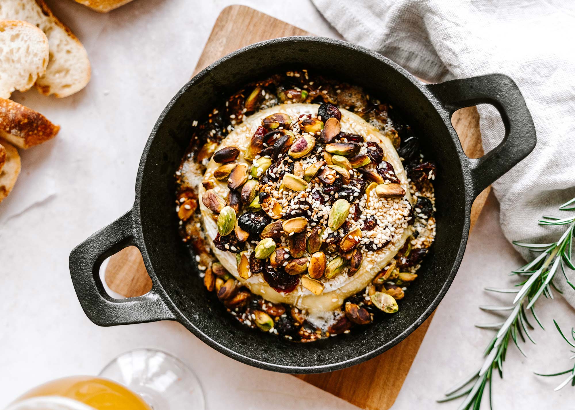 Baked Brie With Cram Brie – Pepper & Me