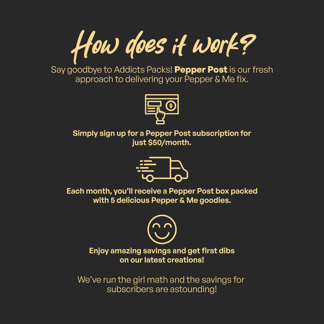 Pepper Post - Monthly Subscription – Pepper & Me