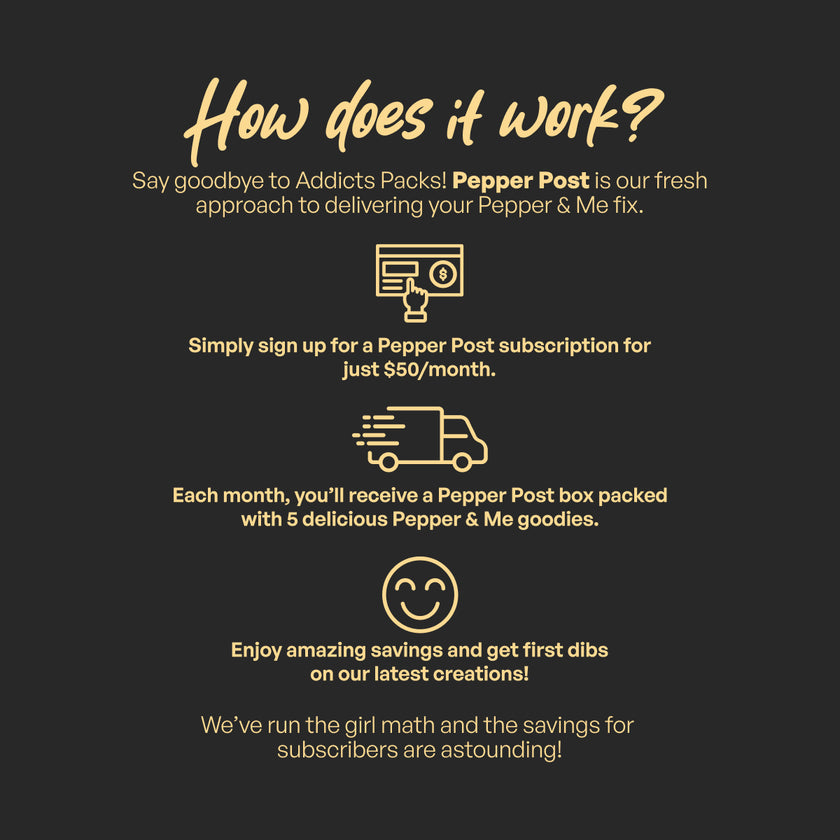 Pepper Post - Monthly Subscription – Pepper & Me